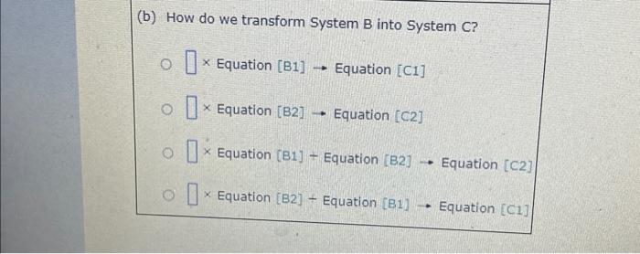 Solved Consider the following three systems of linear | Chegg.com