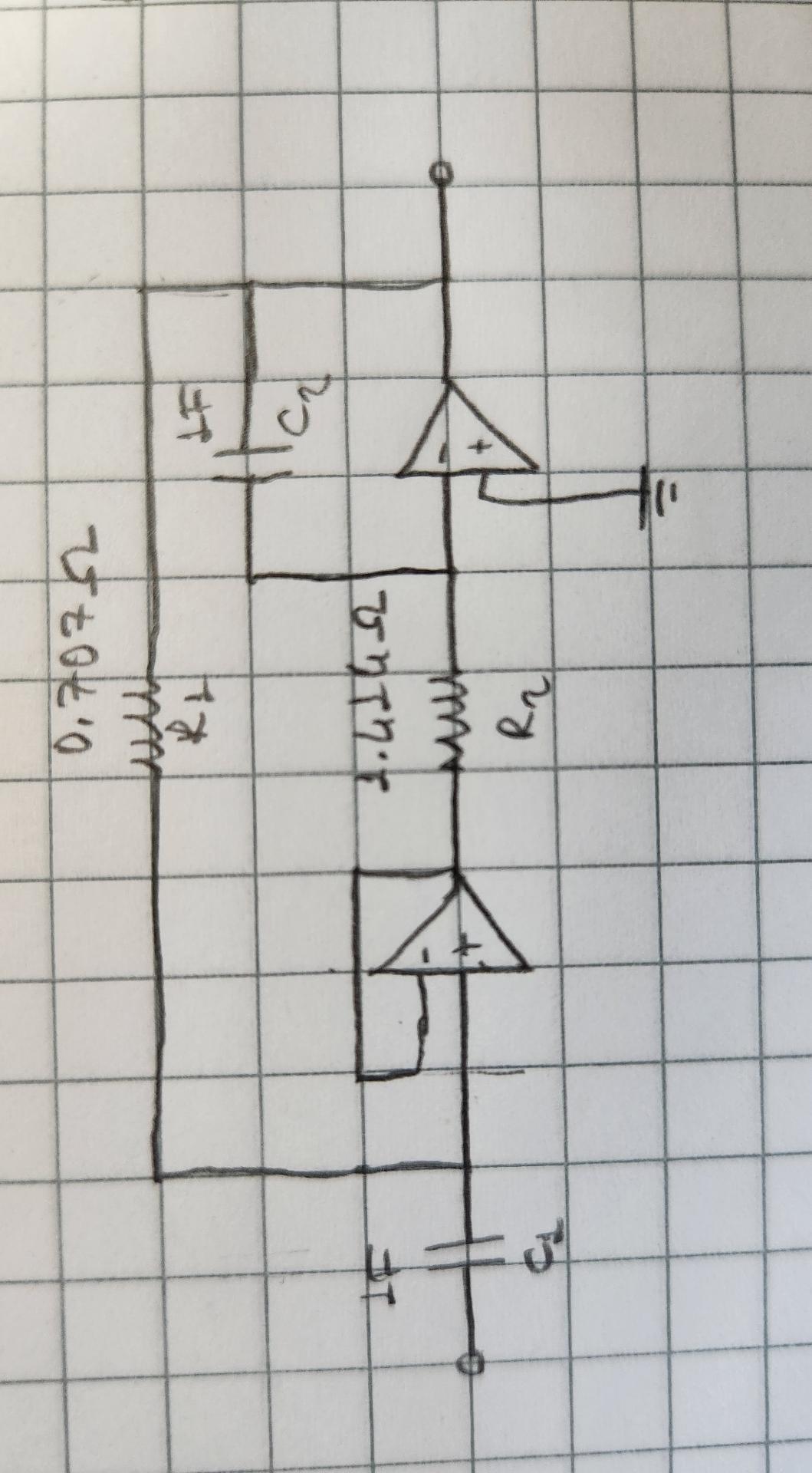 Solved How to draw bode diagram of this filter circuit in jw | Chegg.com