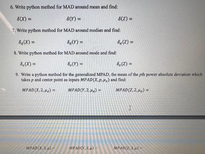 Solved 18. Write a python method for the harmonic mean and | Chegg.com