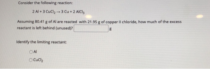 Solved Consider the following reaction: 2 HCI +CaCO3 | Chegg.com