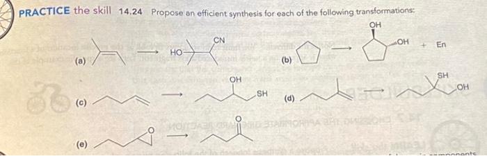 Solved PRACTICE the skill 14.24 Propose an efficient | Chegg.com