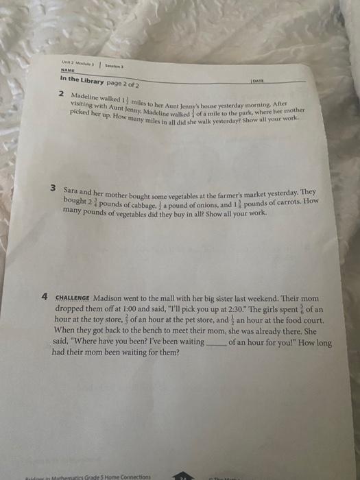 Solved 1 The ibrarian at our school asked the fourth and | Chegg.com