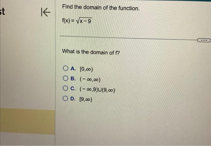 Solved Find the domain of the function. f(x)=x2−16x+3921 | Chegg.com