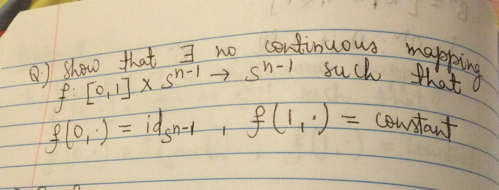 Solved Q) ﻿Show that EEno ﻿continuous mapping show | Chegg.com
