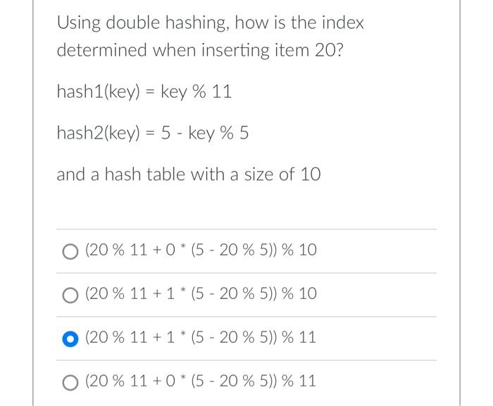 Solved Which XXX would replace the missing statement in the | Chegg.com