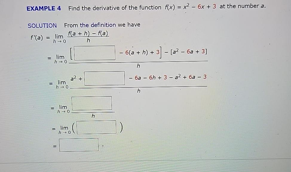 Solved EXAMPLE 4 ﻿Find the derivative of the function | Chegg.com