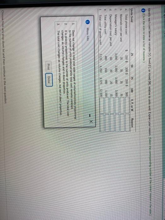 Solved Identify each cost below as variable ) fixed (F), or | Chegg.com