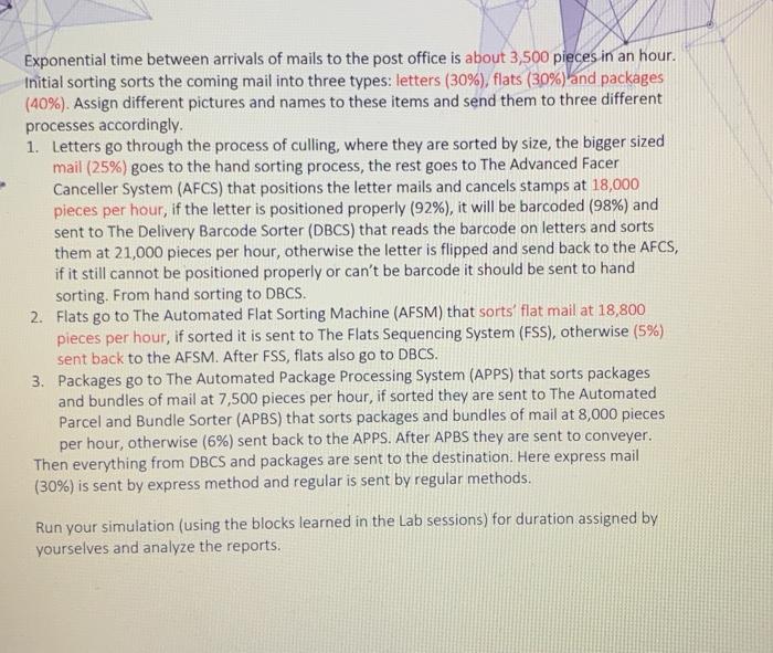 1. INTRODUCTION Arena discrete event simulation | Chegg.com