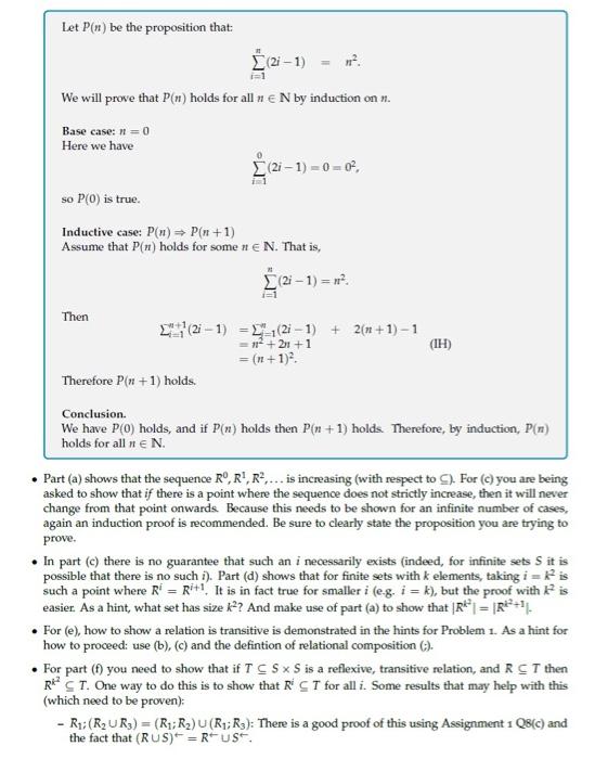 Solved Let R S S Be Any Binary Relation On A Set S Consider Chegg