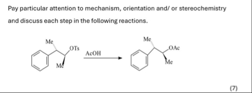 Solved Pay particular attention to mechanism, orientation | Chegg.com