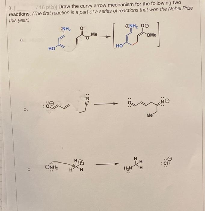 Solved 2. 19 pt(s)) Draw the Lewis structure for the | Chegg.com