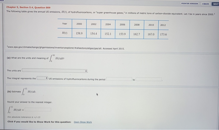 Solved PRINTER VERSION « BACK NEET Chapter 5, Section 5.4, | Chegg.com