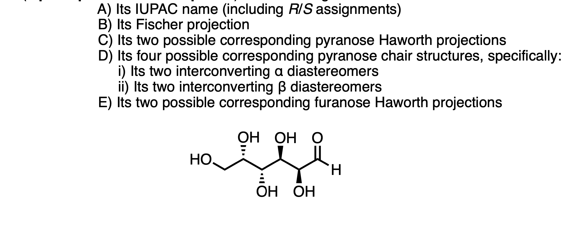 Solved Convert the given structure into: A) ﻿Its IUPAC name | Chegg.com