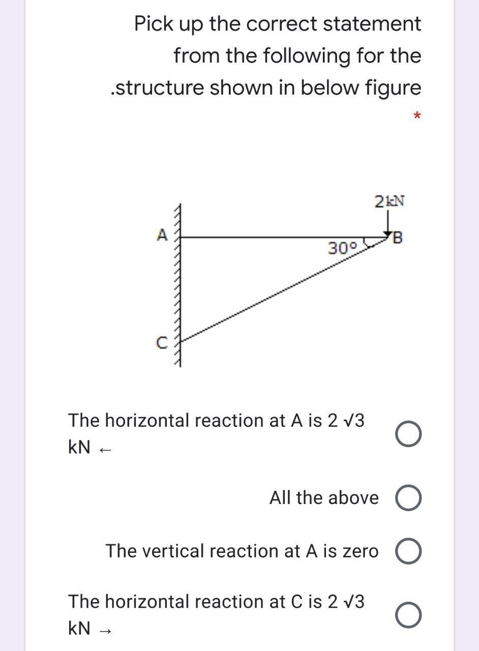 Solved Pick up the correct statement from the following for | Chegg.com