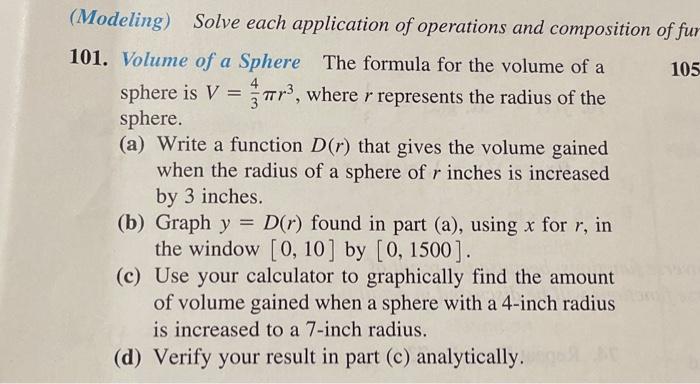 Solved (Modeling) Solve each application of operations and | Chegg.com