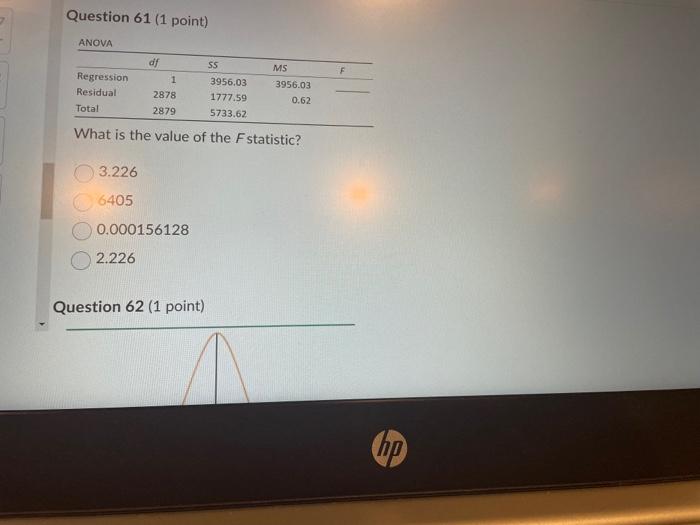 Solved Question 62 (1 point) See the figure above. Suppose | Chegg.com