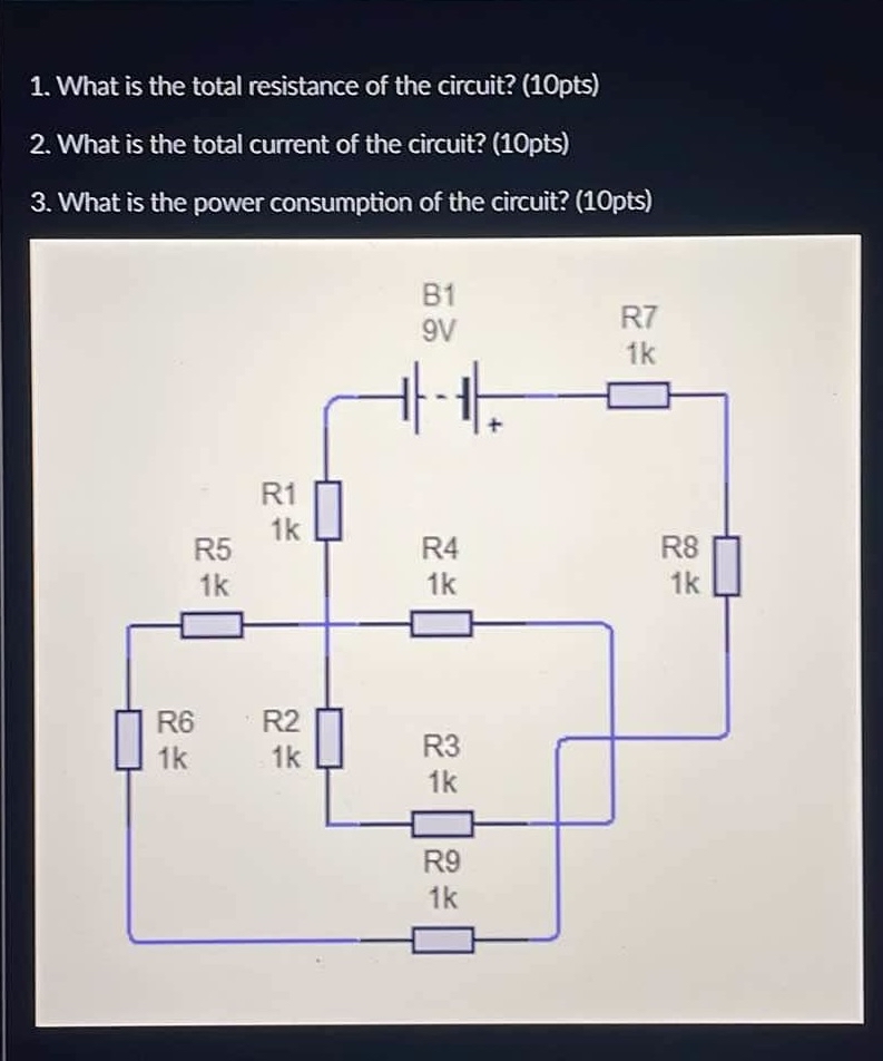 Solved by an EXPERT What is the total resistance of the circuit? | Chegg.com