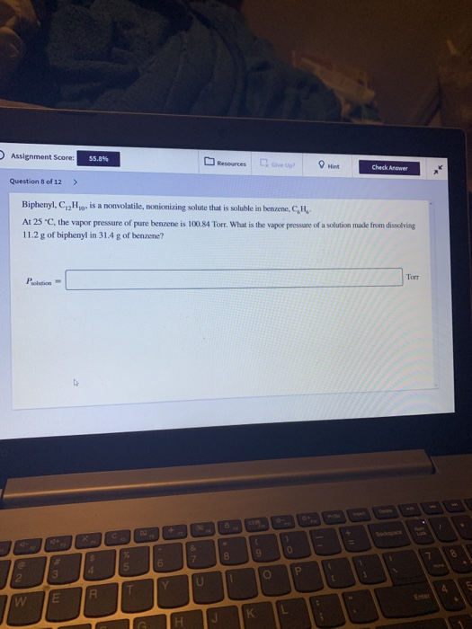 Solved Assignment Score 55.8% Resources Hint Check Answer | Chegg.com