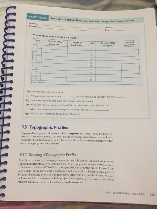 EXERCISE 9.6 Survival of the Fittest (Those Who Can | Chegg.com