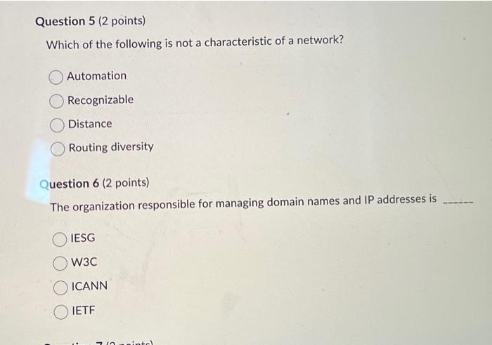 Solved The connecting (or interconnecting) of computers | Chegg.com