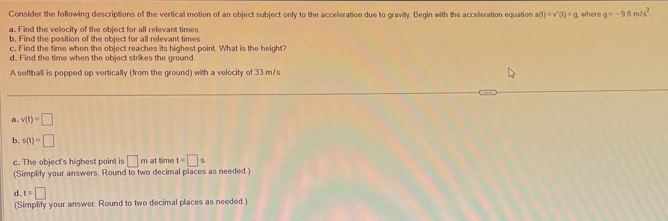 Solved Consider the following descriptions of the vertical | Chegg.com