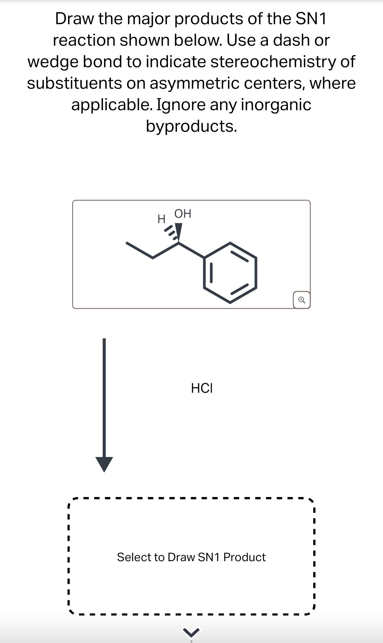 Solved Draw the major products of the SN1 ﻿reaction shown | Chegg.com