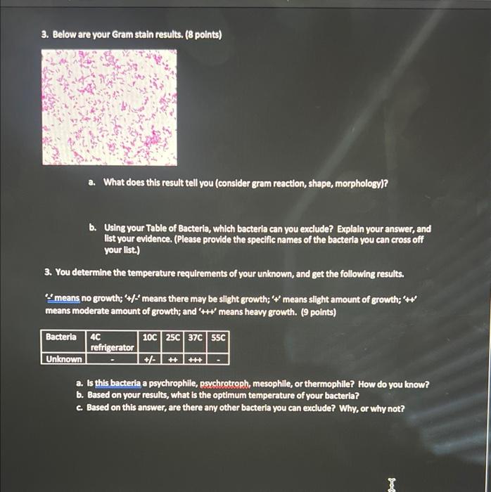 Solved Identification of an unknown quiz You will be using | Chegg.com