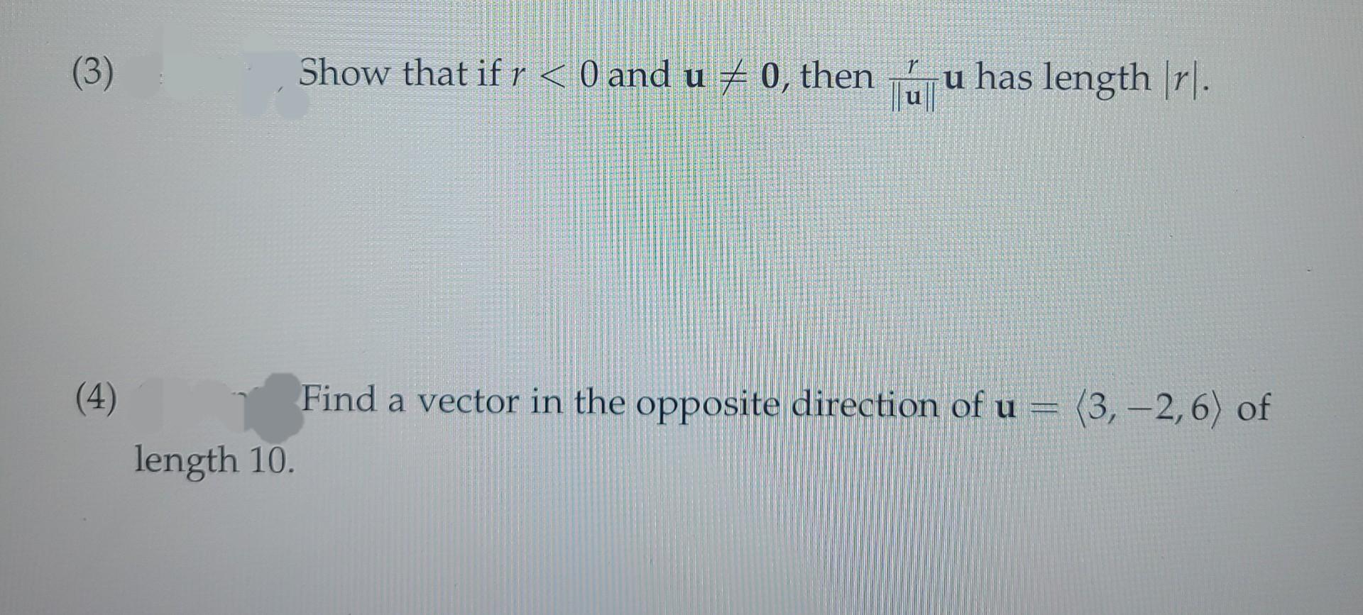 Solved Calc 3; H2; Q3&4: Please only answer these questions | Chegg.com