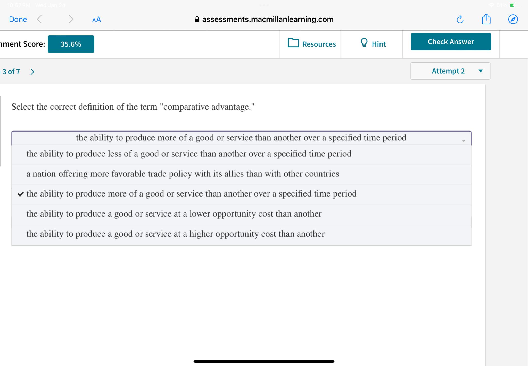 Solved DoneAAO assessments.macmillanlearning.comament | Chegg.com