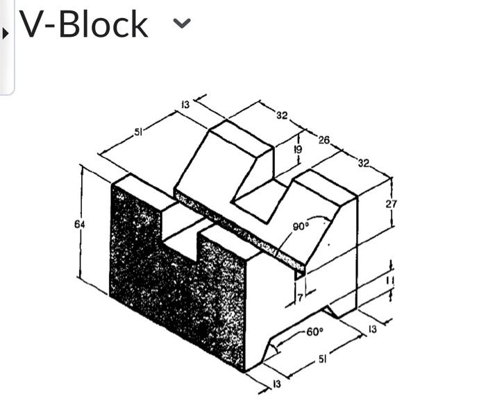 Solved V-Block V | Chegg.com