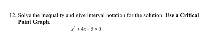 Solved Solve the inequality and give interval notation for | Chegg.com