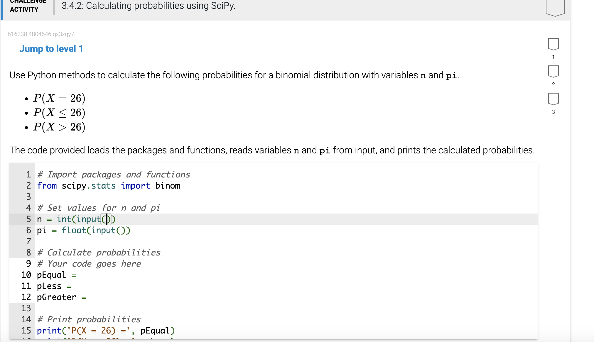 Solved Jump to level 1Use Python methods to calculate the | Chegg.com Solved Jump to level 1Use Python methods to calculate the | Chegg.com