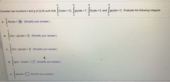 Solved Consider two functions and gon (2,9 such that | Chegg.com