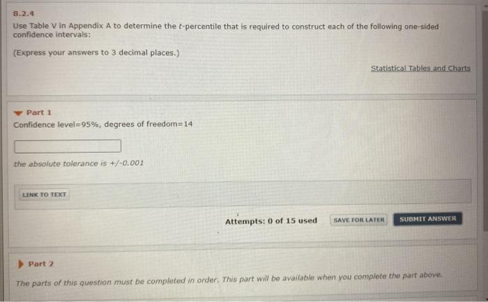 Solved Part 2 10.05.10 the absolute tolerance is +/-0.001 | Chegg.com