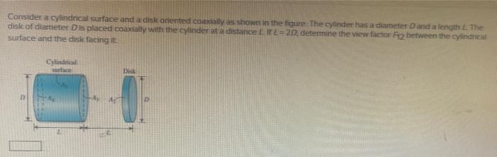 Solved Consider a cylindrical surface and a disk oriented | Chegg.com