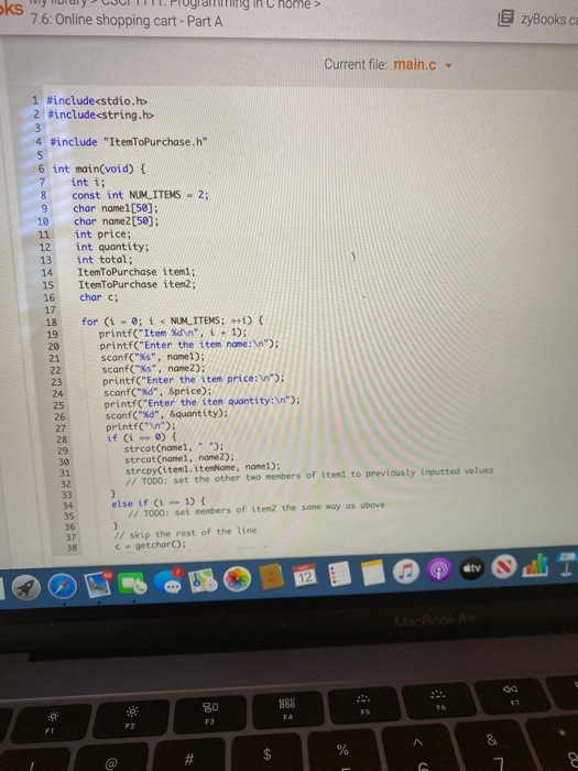 Solved can someone help me with this in C, not C+ please! | Chegg.com