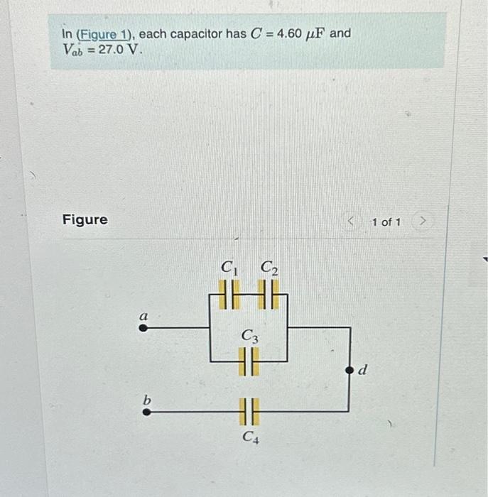 Solved Calculate the Charge for C1,C2,C3,C4 and the | Chegg.com