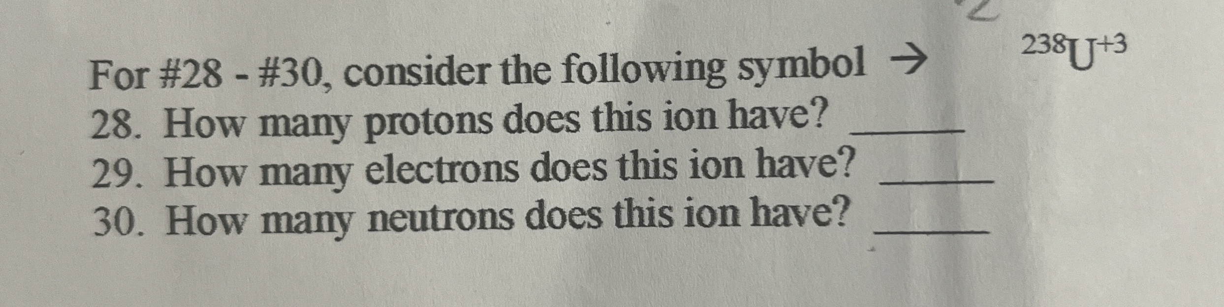 Solved For #28 - ﻿#30, ﻿consider the following symbol | Chegg.com