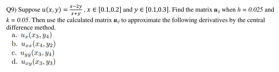 Solved Use matlab to solve the following question (provide | Chegg.com