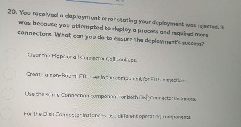 Solved You received a deployment error stating your | Chegg.com