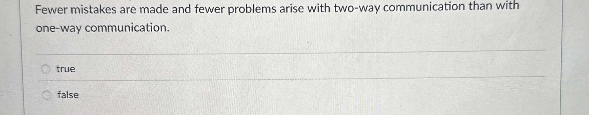 Solved Fewer mistakes are made and fewer problems arise with | Chegg.com