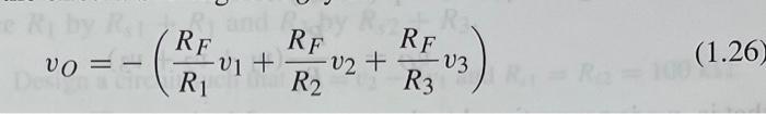 Solved Am EXAMPLE 1.4. Using standard 5% resistances, design | Chegg.com