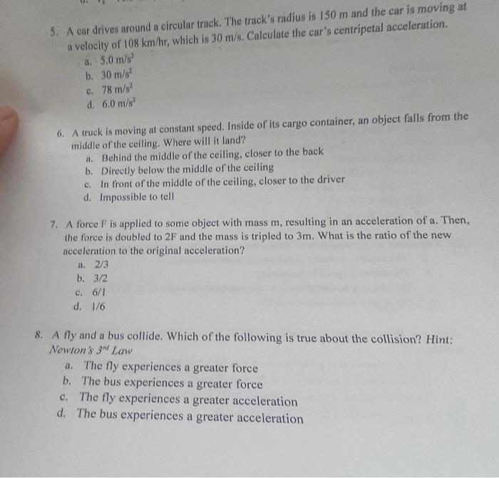 Solved Multiple Choice Do your best to answer each question | Chegg.com