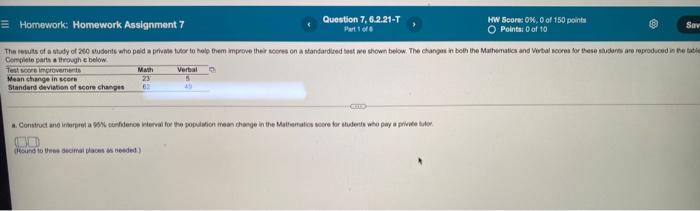 Solved = Homework: Homework Assignment 7 Question 7, | Chegg.com