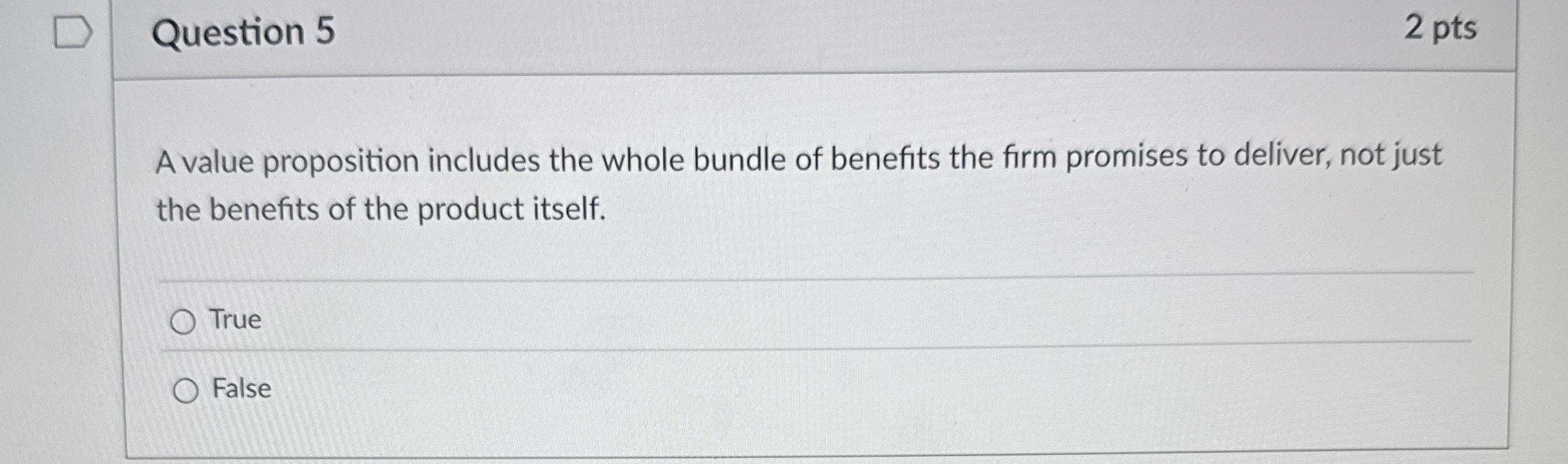 Solved Question 52 ﻿ptsA value proposition includes the | Chegg.com