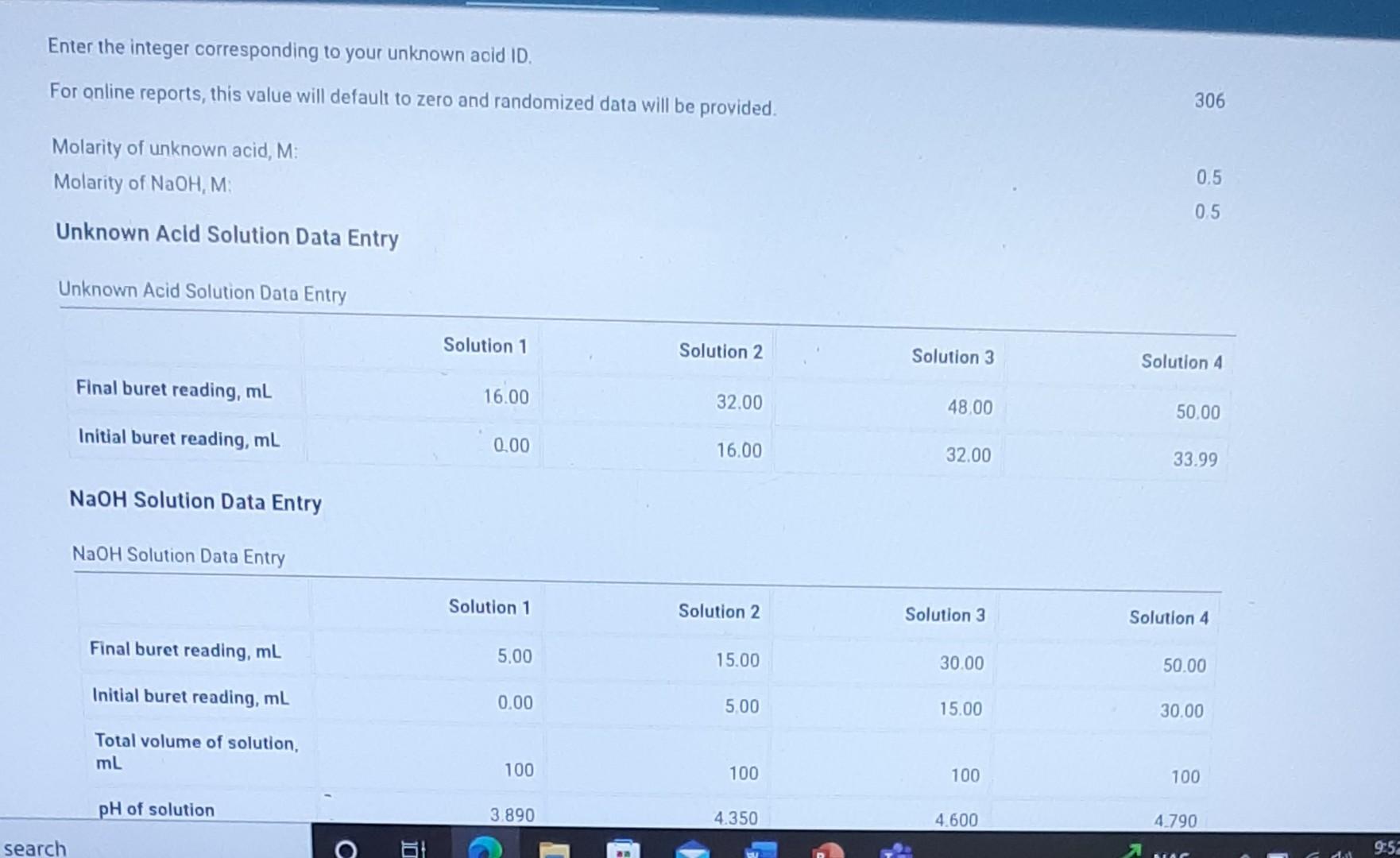 Solved use the data on the table above to help me solve the | Chegg.com