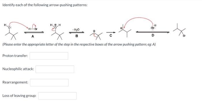 Solved For the following mechanism, identify the sequence of | Chegg.com