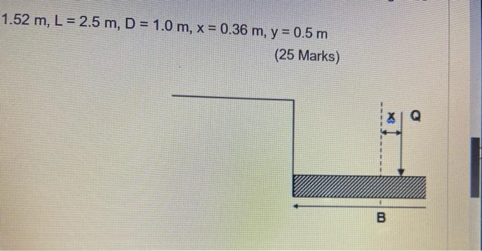 Solved Q4. (25 Marks) A rectangular footing is shown in | Chegg.com