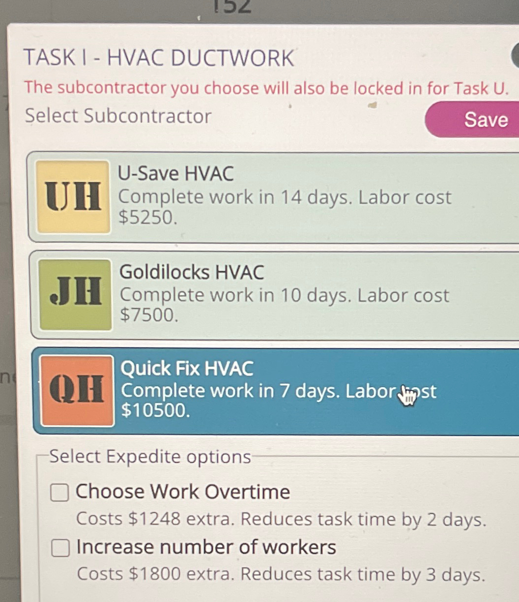 Solved TASK I - ﻿HVAC DUCTWORKThe subcontractor you choose | Chegg.com