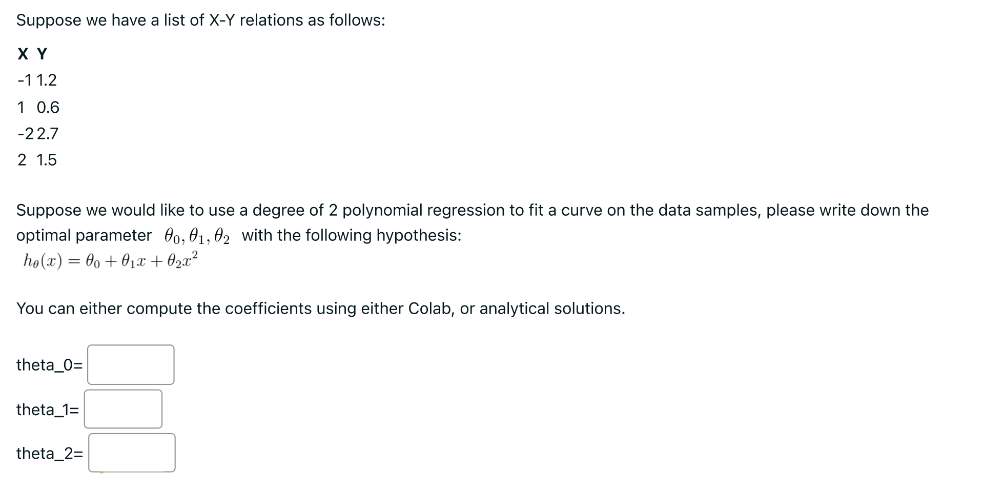Solved Suppose we have a list of x-Y ﻿relations as follows:X | Chegg.com